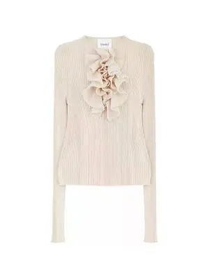 NUDE Ruffle-trim Sweater