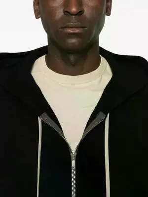 Rick Owens Zip-up Drawstring Hoodie