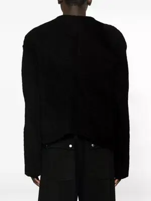 Rick Owens Ribbed-knit Long-sleeve Sweater