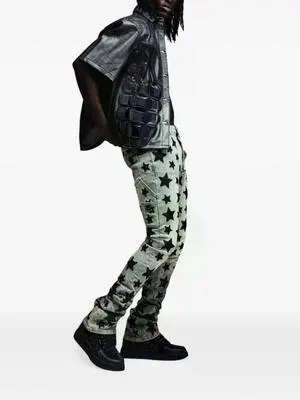 GUAPI Star-appliqué Vintage Jeans