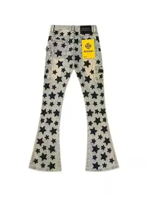 GUAPI Star-appliqué Vintage Jeans