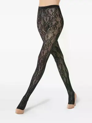 Wolford Floral Lace-mesh Tights