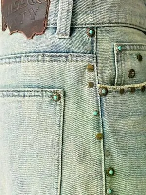 Miss Sixty Stud-embellished Wide-leg Jeans