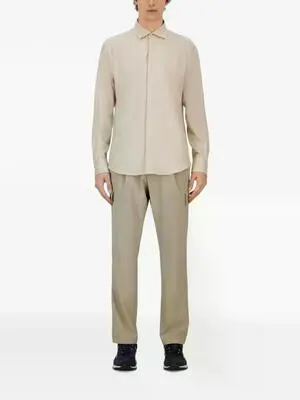 Herno Resort Spread-collar Long-sleeve Shirt