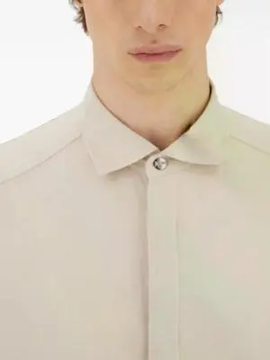 Herno Resort Spread-collar Long-sleeve Shirt