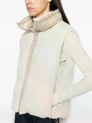 Herno Sequin-embellished Funnel-neck Gilet