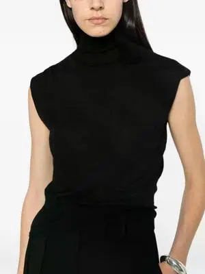 Rick Owens High-neck Knitted Vest