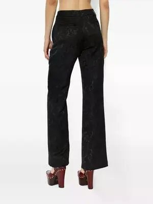 Etro Floral-jacquard Flared Trousers