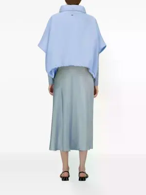 Herno Resort Kimono-sleeve Poncho