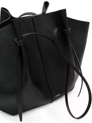 Yuzefi Mochile Pebbled Leather Shoulder Bag
