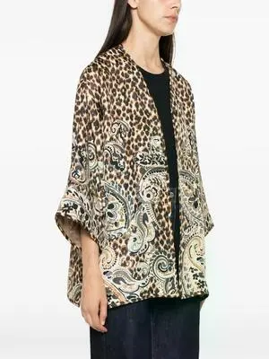 Etro Leopard-print Paisley Jacket