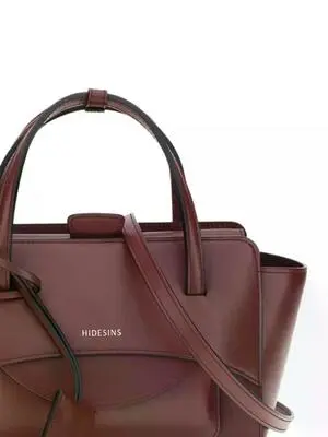 HIDESINS Small Flap Logo-detail Handbag - Red
