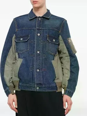Sacai Layered-design Denim Jacket