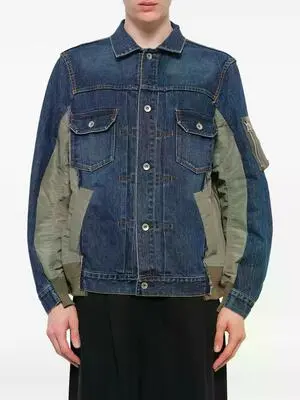 Sacai Layered-design Denim Jacket