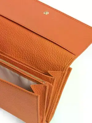 COCCINELLE Large Metallic Leather Wallet