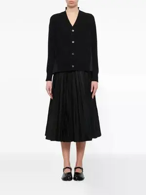 Sacai Pleated-panel Cardigan