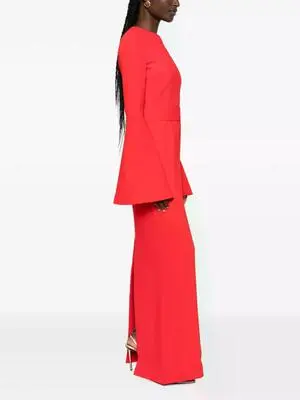 Solace London Theia Maxi Dress - Red
