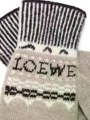 Loewe X Louis Wain Gloves In Wool Blend