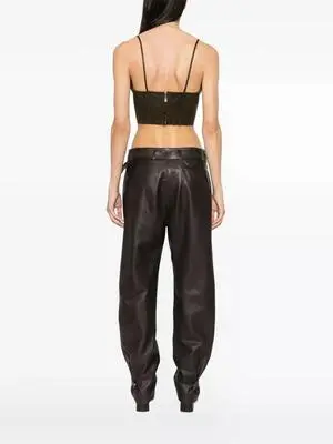 Rick Owens Leather Crop Top