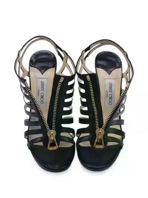 JIMMY CHOO Glenys Caged Gladiator Sandals