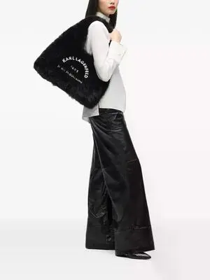 Karl Lagerfeld Rue St-guillaume Sling Fur Bag