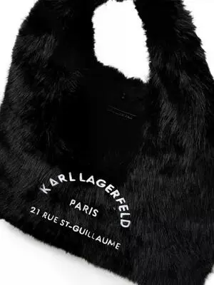 Karl Lagerfeld Rue St-guillaume Sling Fur Bag