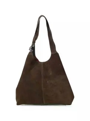 COCCINELLE Suede Leather Tote Bag - Brown