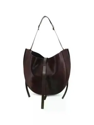 MINOBOSSI Liz Ponyskin Shoulder Bag - Brown