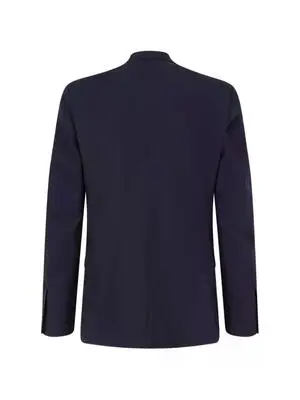 LARDINI Double-breasted Tuxedo Blazer - Blue