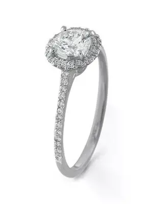 LB EXCLUSIVE Diamond Halo Ring - Silver