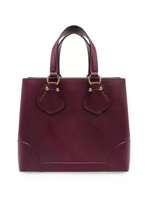 LANCEL Small Neo Izy Grained-leather Tote Bag
