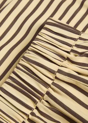 Faithfull The Brand Clemente Striped Cotton-poplin Shorts