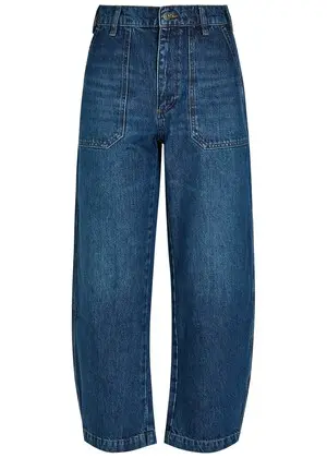 FRAME The Ranger Wide-leg Jeans - Blue