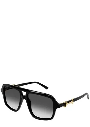 Gucci Aviator-style Sunglasses - Black
