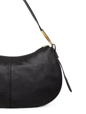 TWINSET Logo-debossed Leather Shoulder Bag