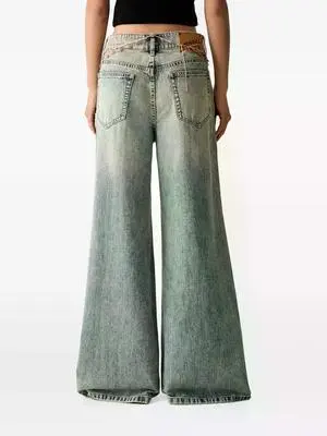 Miss Sixty Distressed Flared Jeans