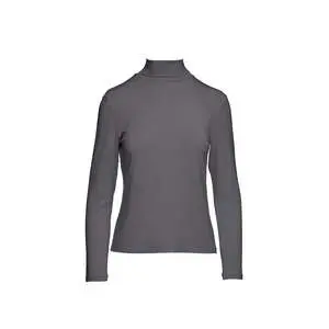 CONQUISTA Dark Long Sleeve Polo Neck Jumper - Grey