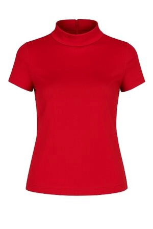 CONQUISTA Short Sleeve Top - Red