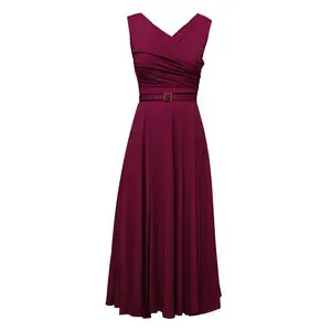 ALINA CERNATESCU Asmira Midi Drape Dress