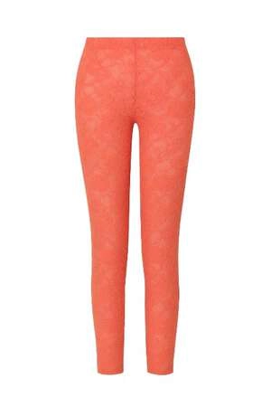 CONQUISTA Lace Leggings Apricot - Orange