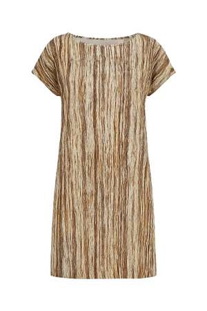 CONQUISTA Patterned Sack Dress - Green