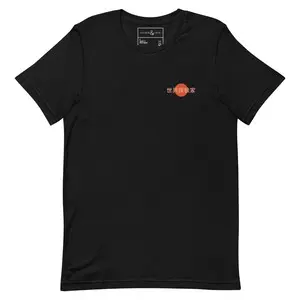 ANCHOR & CREW Anchor & Crew "Hidden Horizons Postmark" Organic Cotton T-Shirt Black