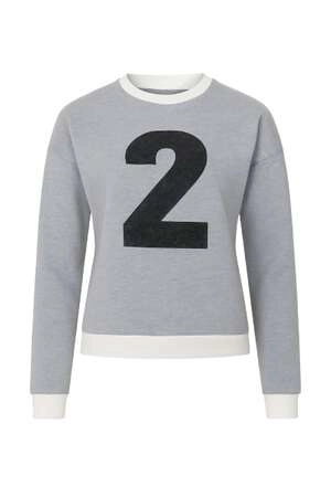 CONQUISTA Sporty Sweatshirt - Grey