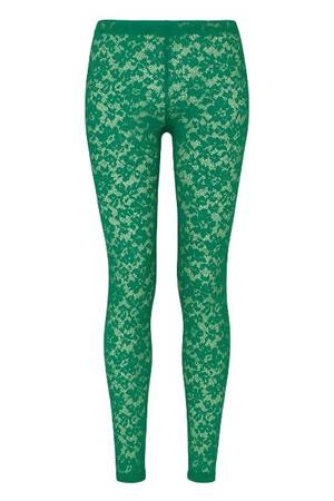 CONQUISTA Lace Leggings - Green