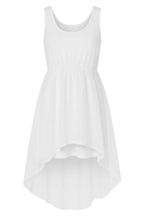 CONQUISTA High Low Layer Dress