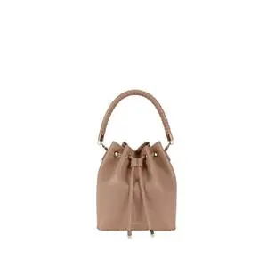 SAONARA BRAND Neutrals Bucket Bag Moka Leather - Black