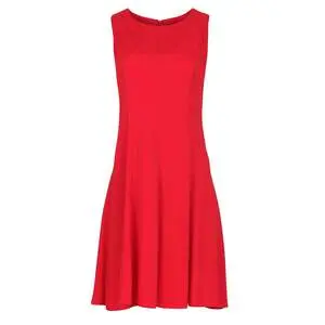 CONQUISTA Colour Cloche Dress - Red