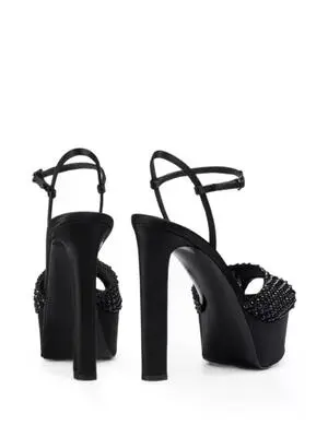 LE SILLA Gilda Crystal-embellished Platform Sandals