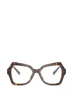 Dolce & Gabbana Geometric Glasses - Brown