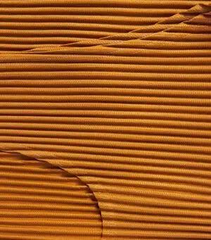 Issey Miyake Pleated Sleeveless Vest - Brown